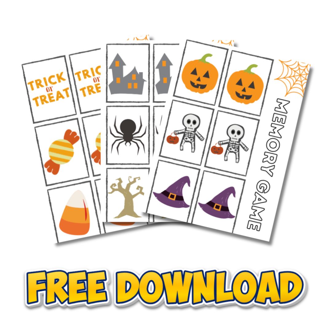 Free Download - Halloween Printable Memory Game – Decal District