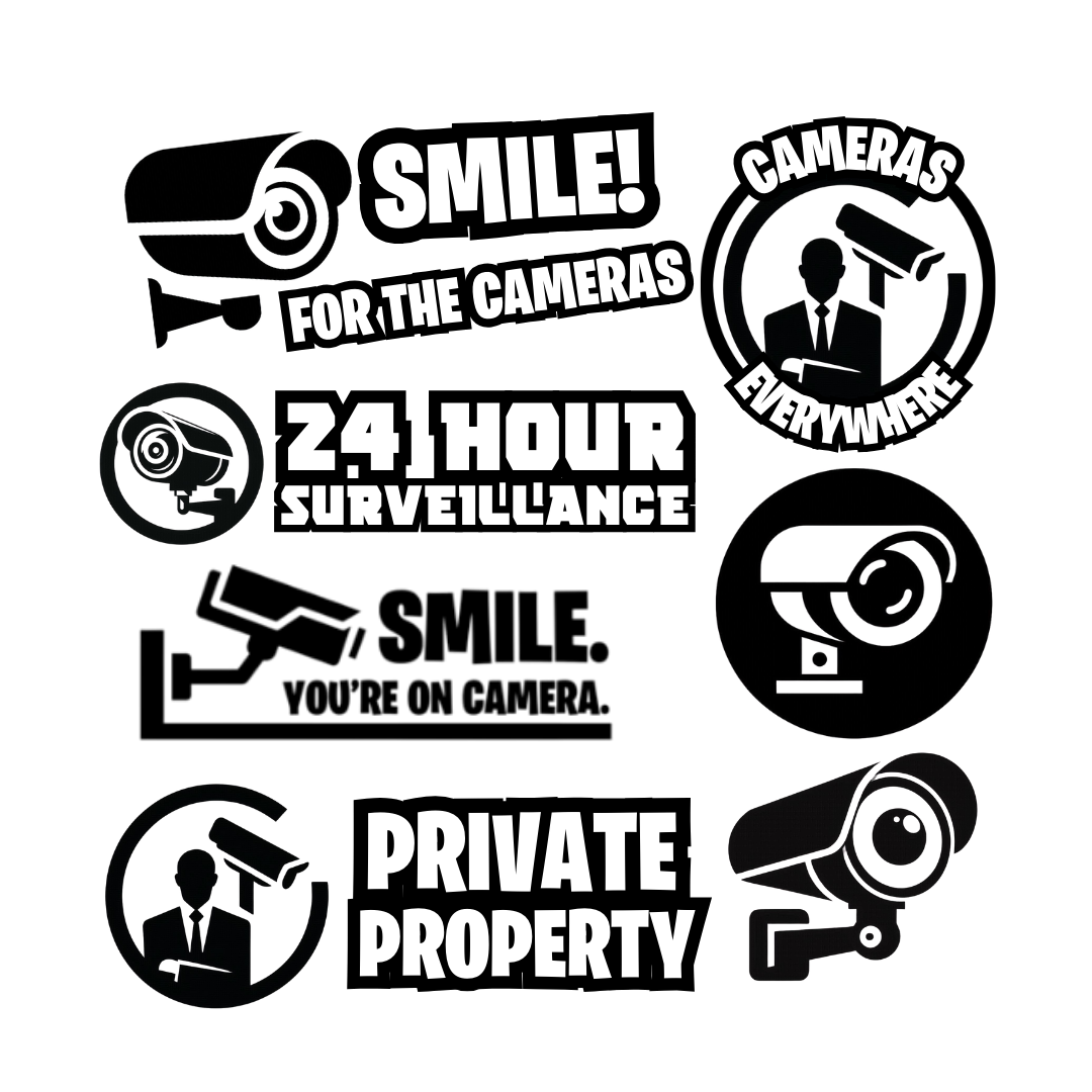 CCTV Decals – Decal District