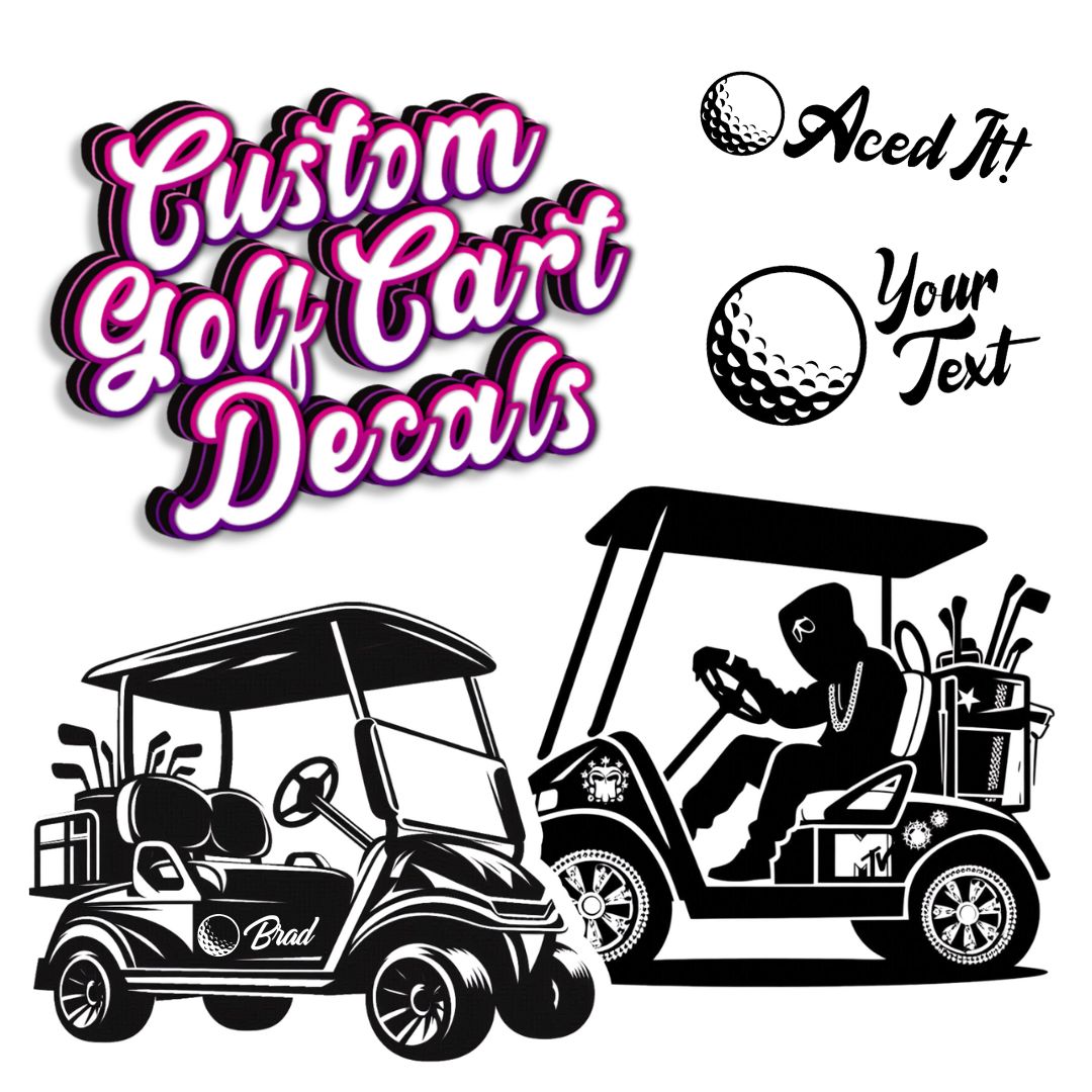 Custom Golf Cart Decals – Decal District